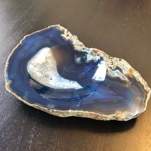 Other | Blue Dyed Agate Bowl | Poshmark